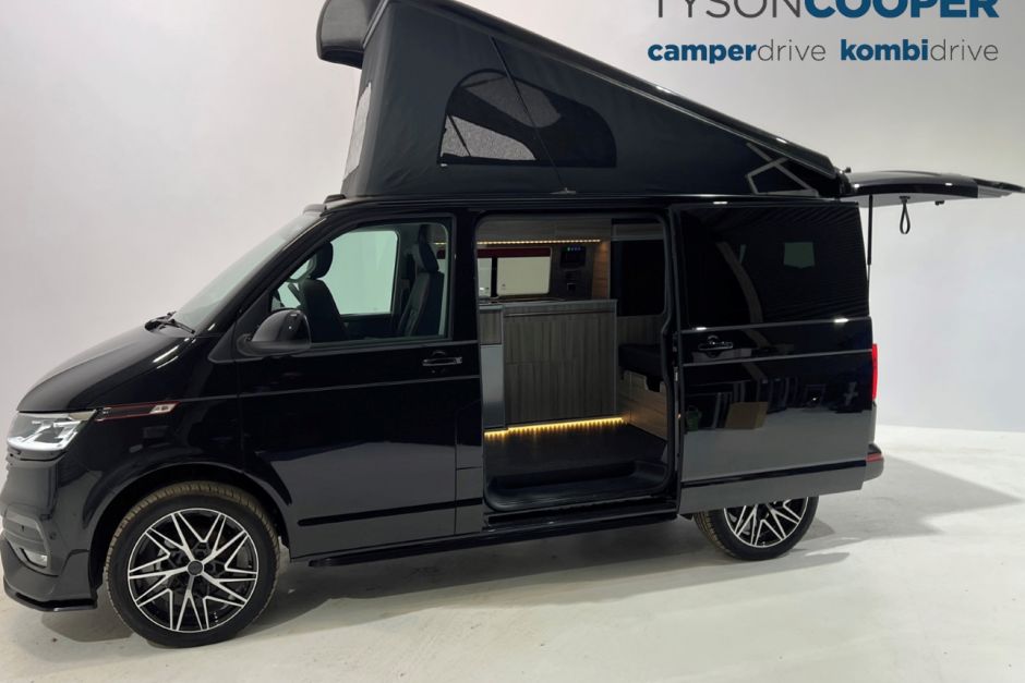 VW Transporter T28 SWB 150 DSG Campervan Deep Black OVY
