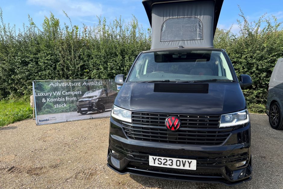VW Transporter T28 SWB 150 DSG Campervan Deep Black OVY